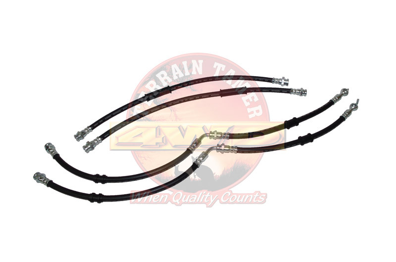 TERRAIN TAMER 50mm Extended Brake Lines To Fit FORD RANGER PX1,2,3 2012 ...